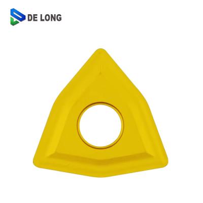 China Ângulo de Rastreamento Negativo WNMG080408 WNMG080412 TC Revestimento CVD Insertos de Torneamento CNC para Desbaste à venda