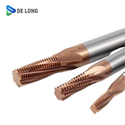 China High-Precision 55 Degree Helix Angle Thread Milling Cutter with Multi-Tooth Spiral Flute Design and Premium Solid Carbide Substrate for sale