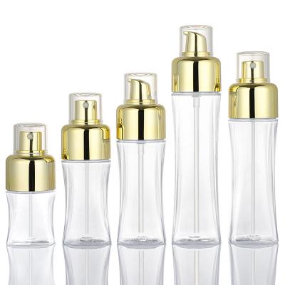 Cina spruzzatore fine della pompa della foschia dello spruzzo di 50ml 150ml della stampa dorata cosmetica di plastica della bottiglia in vendita