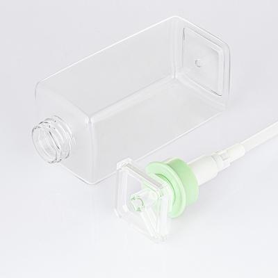 China Bomba do retângulo vazia em volta da garrafa lisa do champô do óleo feito sob encomenda 300ml 400ml 800ml do chuveiro à venda
