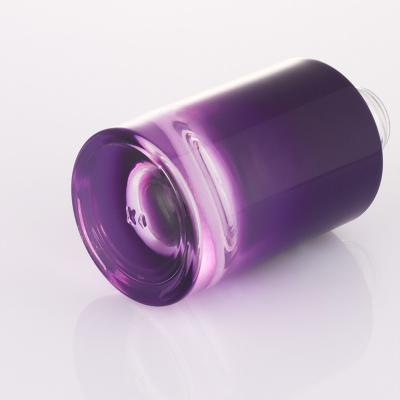 Cina Bottiglia vuota bianca porpora del contagoccia del contenitore del siero della pompa 30ml del nuovo ombre di progettazione piccolo in vendita
