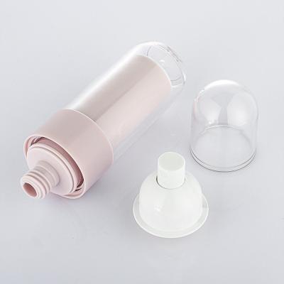 Cina Contenitore vuoto per la cura della pelle rosa opaco set da viaggio portatile flacone per lozione e barattolo per crema in vendita