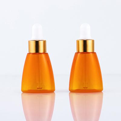 Cina Flacone contagocce in plastica per siero di olio essenziale arancione, serigrafia da 10 ml in vendita