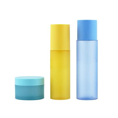 China Eco Friendly Cosmetic Packaging Sets 155ml Face Care Cream Jar Suit for sale