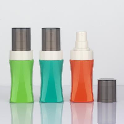 Cina Flacone spray retrattile in plastica vuoto da 80 ml con nebulizzatore fine in vendita