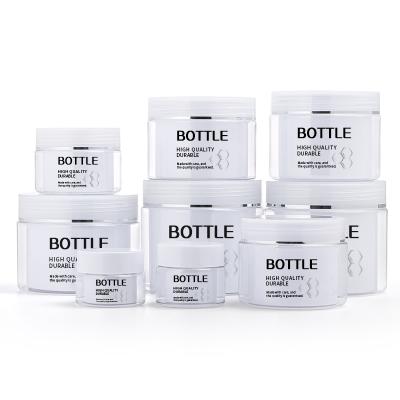 Cina I barattoli della parete affrontano il cosmetico del barattolo della crema della plastica di trucco delle lozioni di cura di pelle dei capelli della mano in vendita