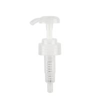 China Transparent Liquid Dispenser Pump Bottom Locking Hand Sanitiser Pumps for sale