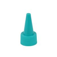 China Turquoise Squeeze Bottle Tops Customizable Twist Bottle Cap for sale