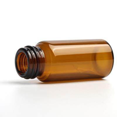 Cina Incisione della capacità cosmetica Amber Clear Round della bottiglia 1oz del contagoccia in vendita