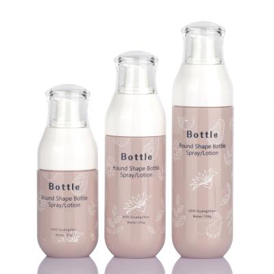 China frosted Empty Plastic Bottles For Lotion Screen Printing Biodegradable for sale