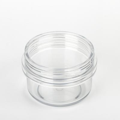 Cina barattoli di plastica vuoti 50ml con i coperchi, contenitori di plastica trasparenti di bellezza in vendita