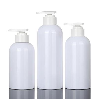 China garrafa original por atacado de reciclagem plástica do champô da forma 500ml do recipiente de 350ml Skincare com bomba à venda
