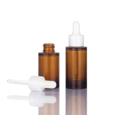 Cina Superficie di timbratura calda del contagoccia dell'olio di capacità cosmetica della bottiglia 1oz in vendita