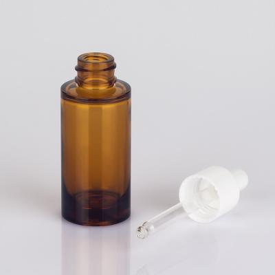 Cina Superficie di timbratura calda del contagoccia dell'olio di capacità cosmetica della bottiglia 1oz in vendita