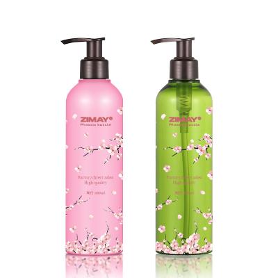 China garrafa cosmética da loção do círculo, garrafas vazias verdes 300ML da loção do corpo de 54mm à venda