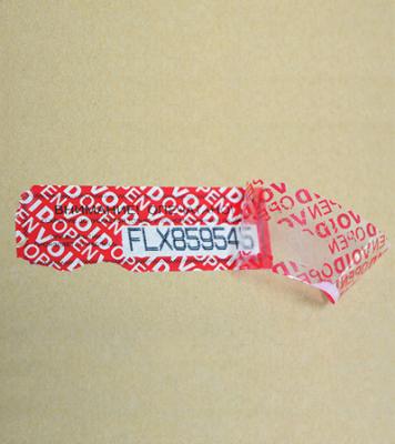 China Customise Security Tape for sale