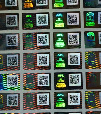 China Special Technology Hologram Sticker for sale
