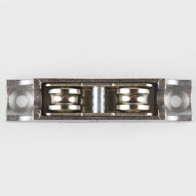 Cina Capacità di carico 55 kg/coppia Larghezza 16 mm UPVC Finestre e porte accessori Lega di zinco doppio rulli scanalato in vendita