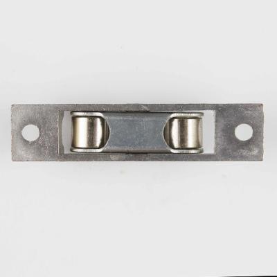 Cina Moderno design Doppia rulliera in lega di zinco con rulliera a scanalatura per finestre e porte scorrevoli in UPVC Lunghezza 68 mm in vendita