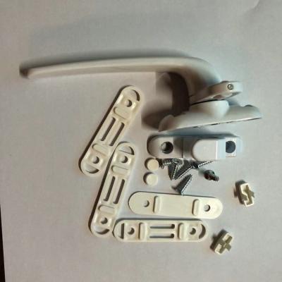 China Hotel Villa Appartement Office Building 7 Shape Casement Schuifvenster Handle Upvc Handle Te koop