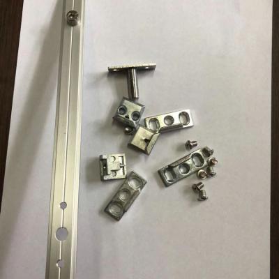 China 400 mm comprimento 2,3 mm espessura perfis de alumínio vara de transmissão para janela e porta à venda