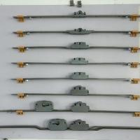 China Laser Logo UPVC Crescent Window Lock Sliding Window Hardware 16mm Backset for sale