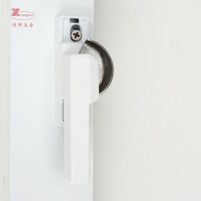 China Modern ontwerp UPVC vierkant handvat Halve maan slot voor schuifvenster aluminium Te koop