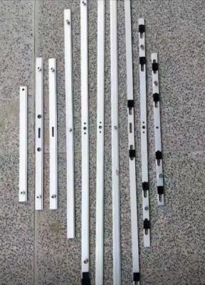 China Modern ontwerp UPVC vierkant handvat Halve maan slot voor schuifvenster aluminium Te koop