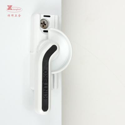 China Conveniente cerradura de media luna con mango diagonal para ventanas corredizas en perfiles de UPVC y aluminio en venta