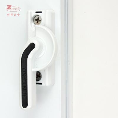 China Conveniente cerradura de media luna con mango diagonal para ventanas corredizas en perfiles de UPVC y aluminio en venta