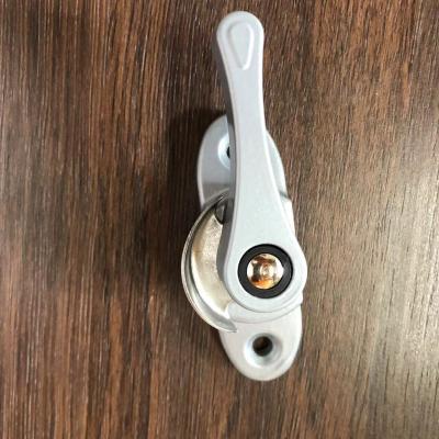 Cina Bianco Colore Stile di Design Moderno UPVC Legatura di alluminio Serratura della finestra con gancio e mezzaluna in vendita