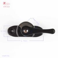 China UPVC Sliding Window Crescent Lock 34g Drop Shape Security Lock for OEM for sale