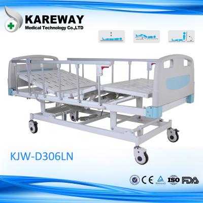 China CE FDA Three Functions Comfortable Electric Hospital Bed for Nursing Home for sale