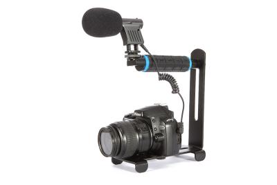Cina Stabilizzatore tenuto in mano portatile per DSLR - video struttura della macchina fotografica di DV del tiro basso in vendita