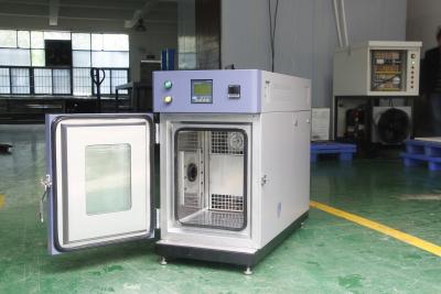 China 36 litros única câmara aberta deixada da umidade da temperatura da porta com o controlador da tecla do LCD à venda