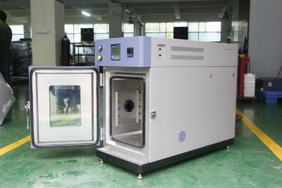 China 36 litros única câmara aberta deixada da umidade da temperatura da porta com o controlador da tecla do LCD à venda