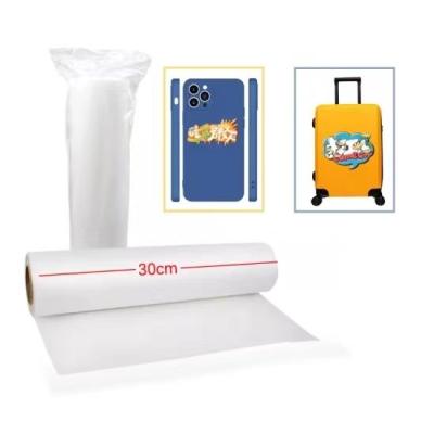 중국 43cm 디지털 잉크젯 프린팅 열 전송 PET 필름 롤 DTF 75U 두께 방출 판매용