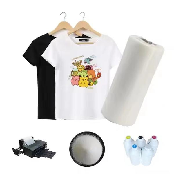60cm Digital Printing DTF Heat Transfer PET Film DTF Printer Film Men Canvas Shoes T-shirts Printing DTF Paper PET Film