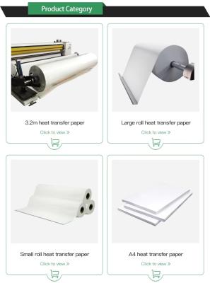 China Dye Sublimation Paper For Heat Resistance With Dye Sublimation Ink for sale