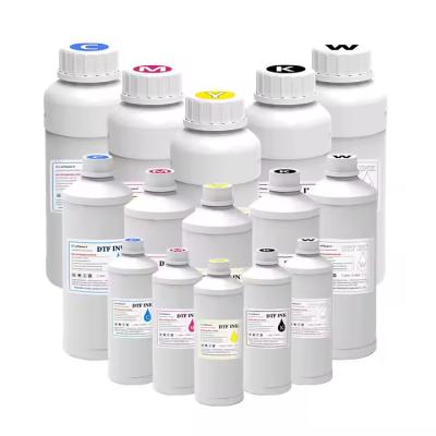 China T Shirt Design Printing Pet Film Epson Dtf Ink Cmykw 1000ml Per Bottle For L1800 for sale