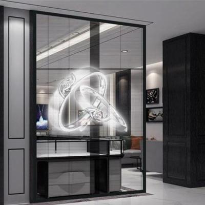 China Advertisement Full Color Transparent LED Display , Clear led video screen 3mx2m for sale