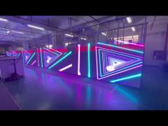 2K-4K Full Color Flexible Transparent Led Screen With 1000mm X 1000mm Cabinet