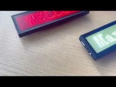 Customizable Led Scrolling Name Badge , 12x48 Pixels Led Name Tag For Events
