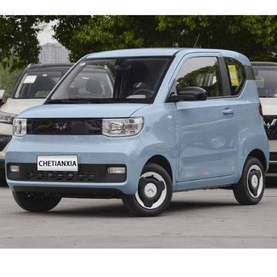 China Sleek 4 zitplaatsen Mini EV auto's aangedreven Wuling Hongguang voertuigen Te koop