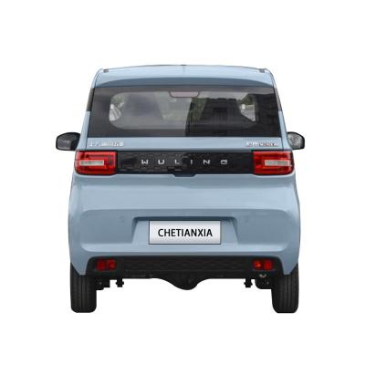 China Sleek 4 zitplaatsen Mini EV auto's aangedreven Wuling Hongguang voertuigen Te koop