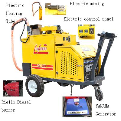 China Llrd-G100 Asphalt Crack Sealing Machines Road-Barst Verzegelende Machine Te koop