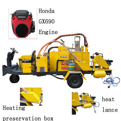 Cina potere caldo di Asphalt Crack Filler Machine 25hp del bollitore della colata 350L in vendita