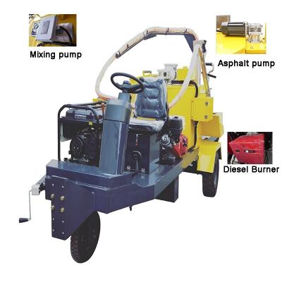 Cina macchina di sigillamento del fondo stradale della crepa di 350L Asphalt Pavement Patching Equipment Filing in vendita