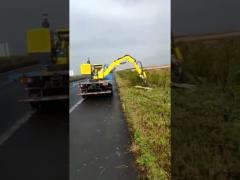 Tipo montato su veicolo camion della potatura di verde della taglierina della barriera del trattore