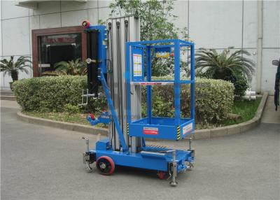 China 8 m Plattformhöhe Elektro-Aluminium-Vertikalplattform für Schleppfahrzeuge zu verkaufen